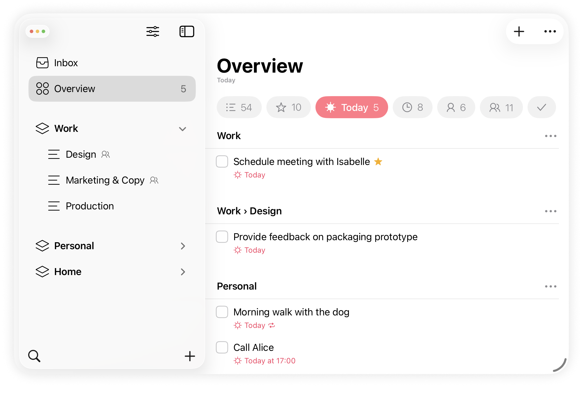 Lista — To-do lists, structured.